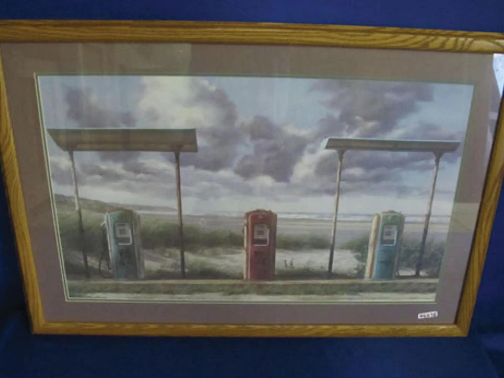 Gas Pumps on the Beach Janet Bennett Collection Print | Auburn Fall ...