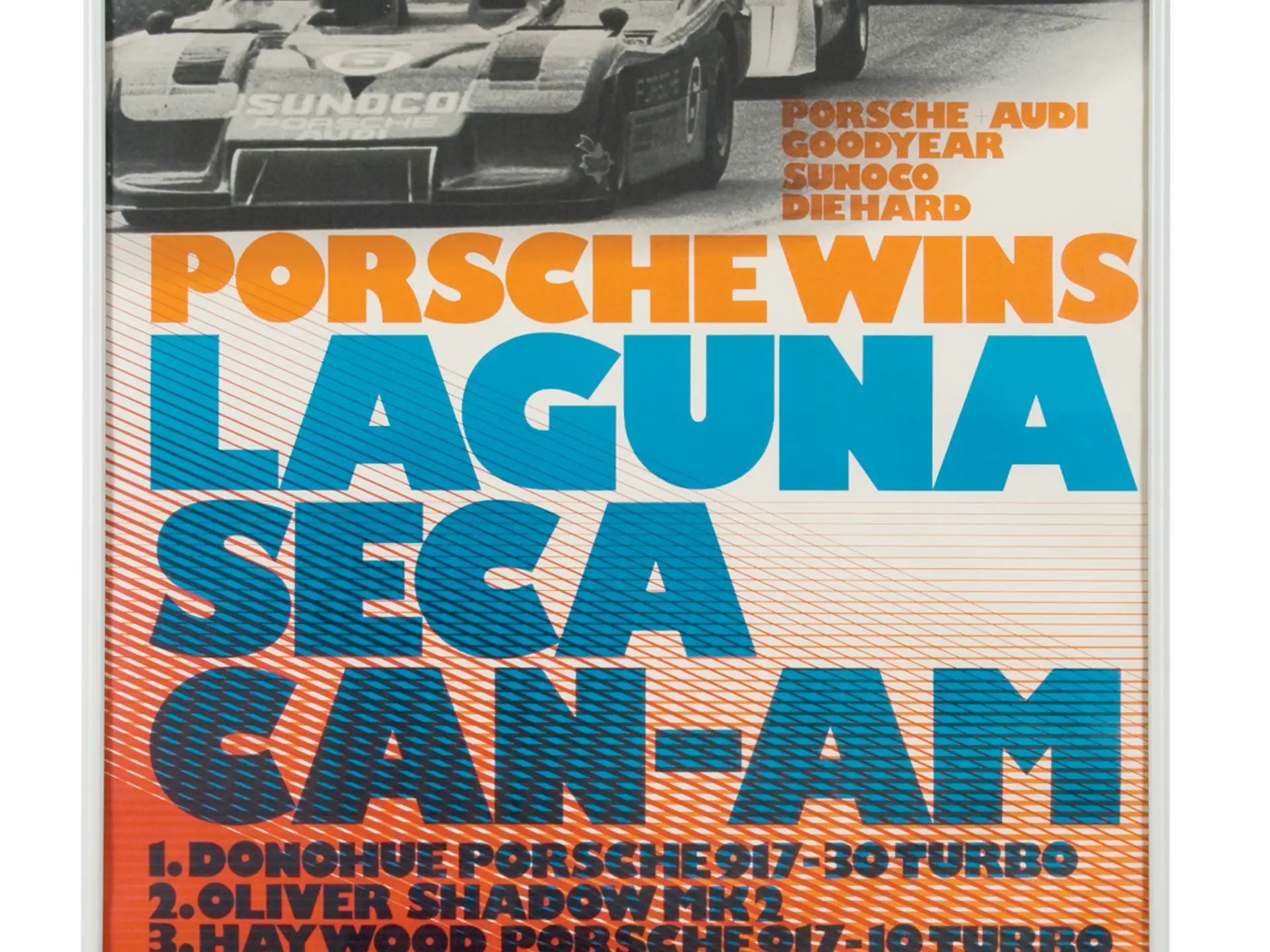 Laguna Seca Can-Am Porsche Factory Poster | Monterey Sports & Classic ...