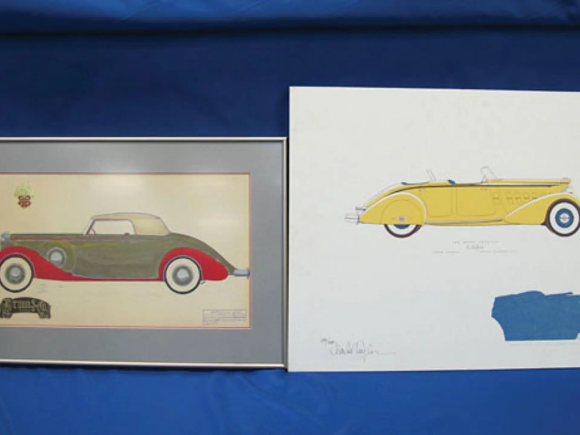 1934 Packard Poster, 1937 Packard Blueprint | Auburn Fall 2012 | RM ...