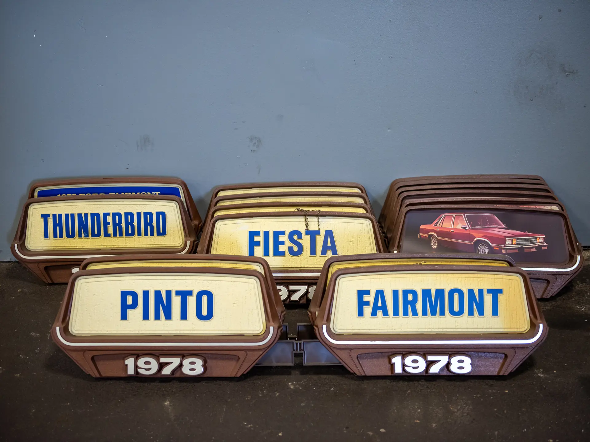 Ford Plastic Dealership Model Display Signs, 1978 | Auburn Fall 2021 ...