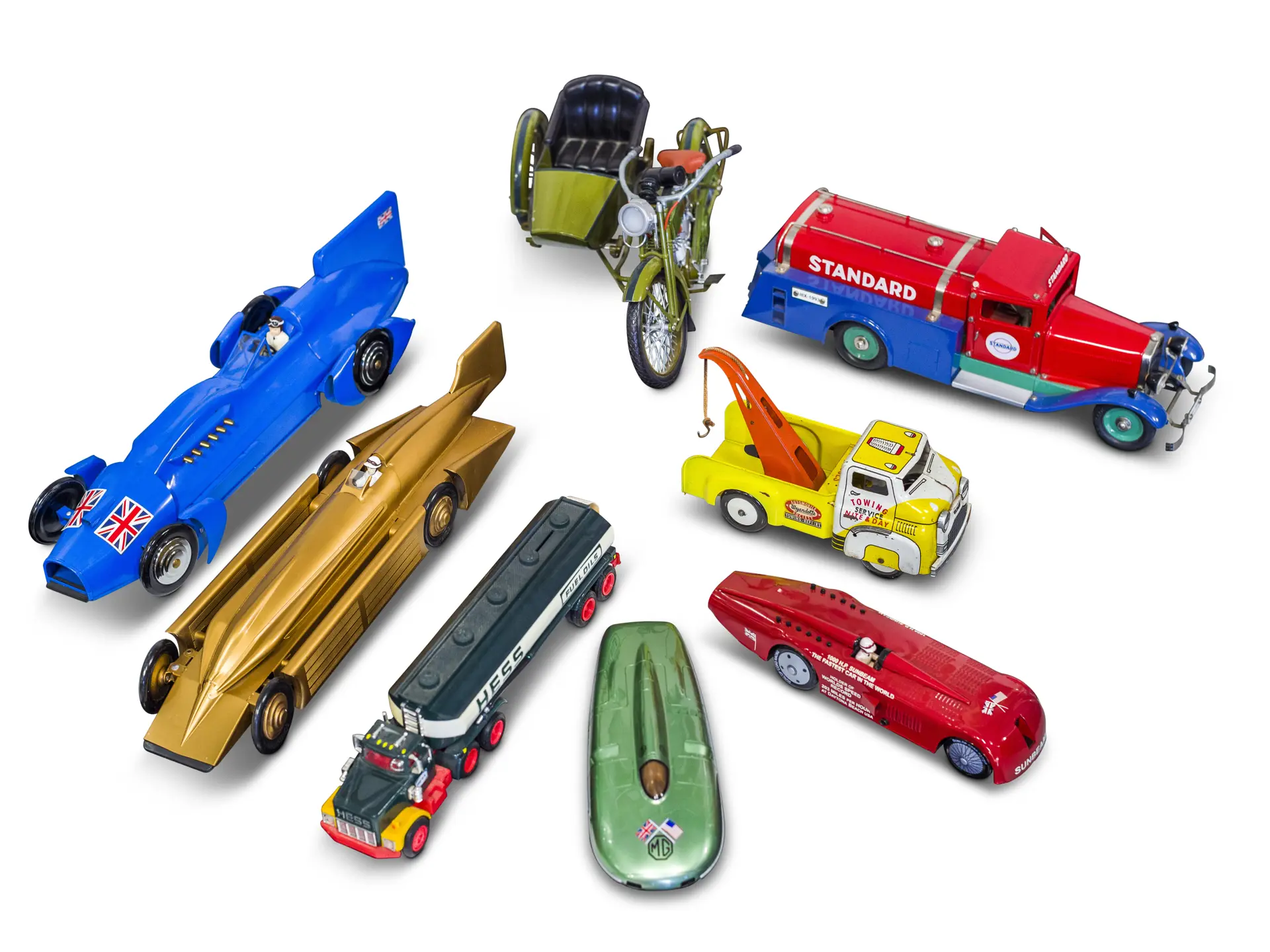 Small Collection of Models, Including Land-Speed Record Cars | Gene ...