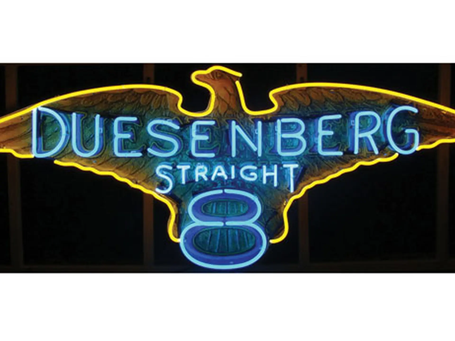 Duesenberg Straight 8 Neon sign (6 ft. wing span) | Auburn Fall 2013 ...