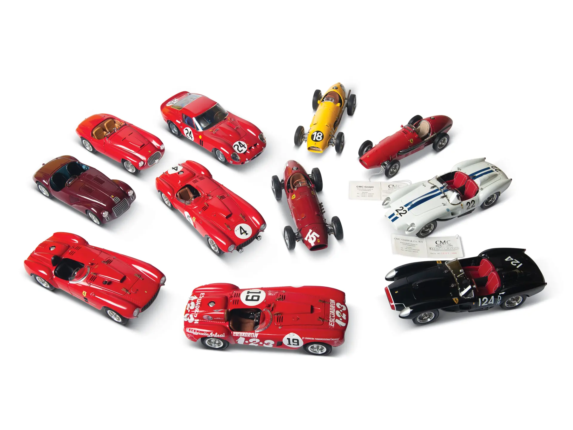 Ferrari Grand Prix and Road Racing Legends Car Models | The Guyton ...