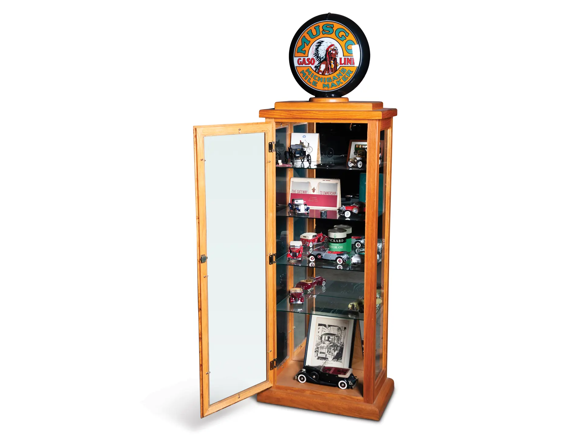Musgo Gas Pump Globe Display Case with Assorted Models | The Guyton ...
