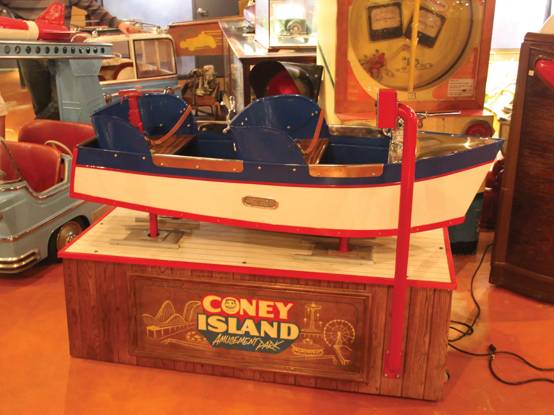 A beautifully restored child's Boat Ride, c.1950s | Fort Lauderdale ...