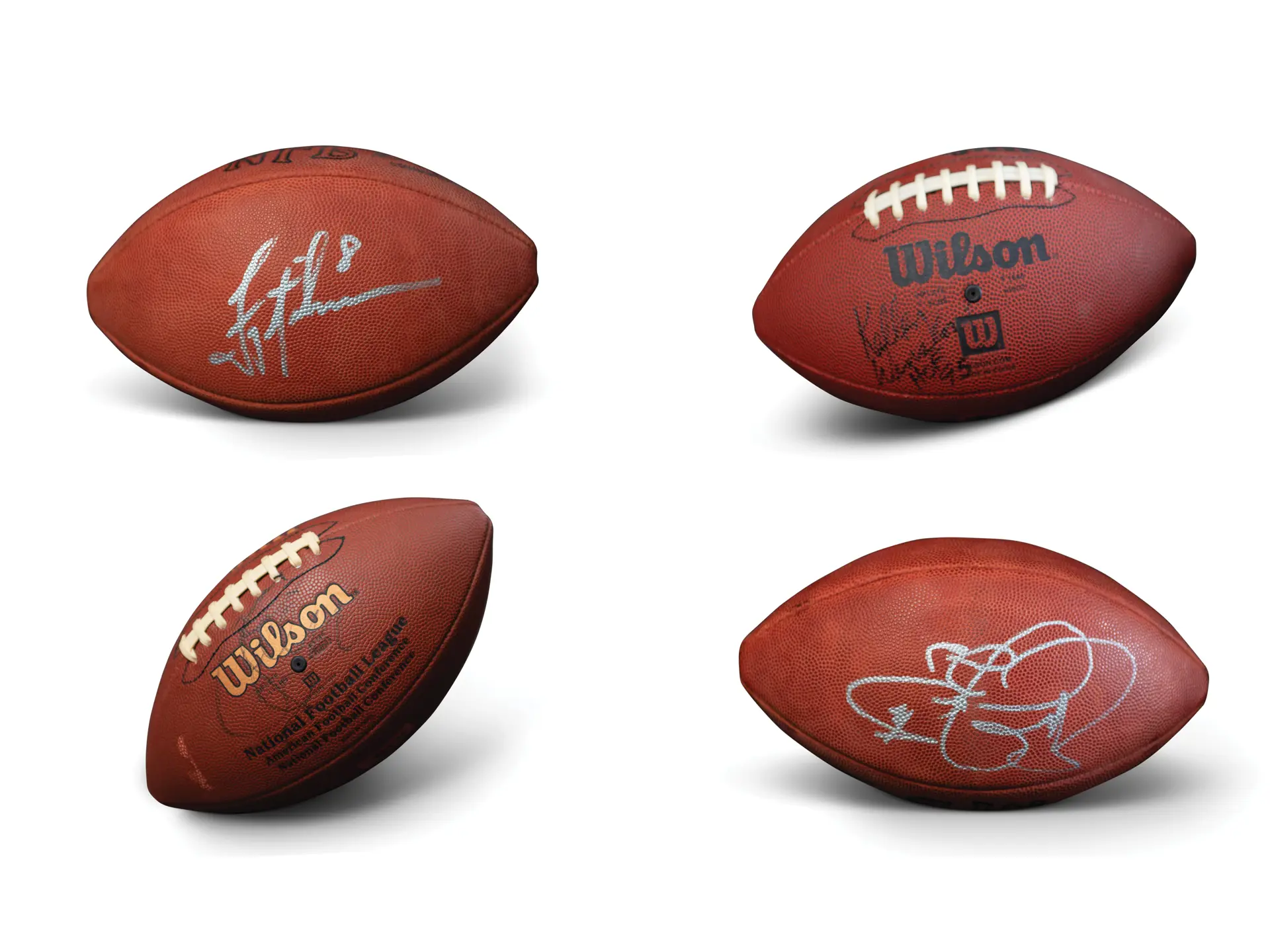 NFL Autographed Footballs, Including Hall of Famer Kellen Winslow | The ...