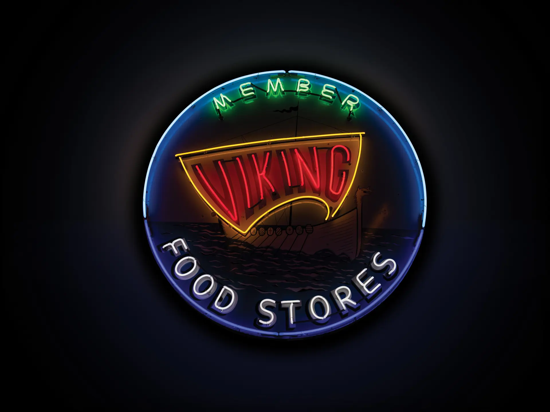 Viking Food Stores Neon Sign | The Dingman Collection | RM Sotheby's