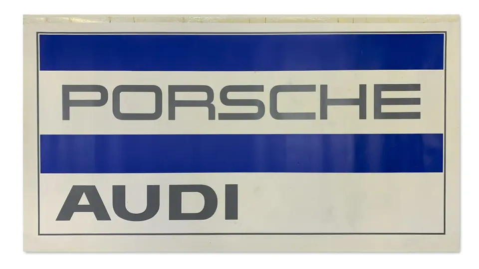 Porsche Dealership Showroom Window Banners, ca. 1980s | A Lifetime of ...