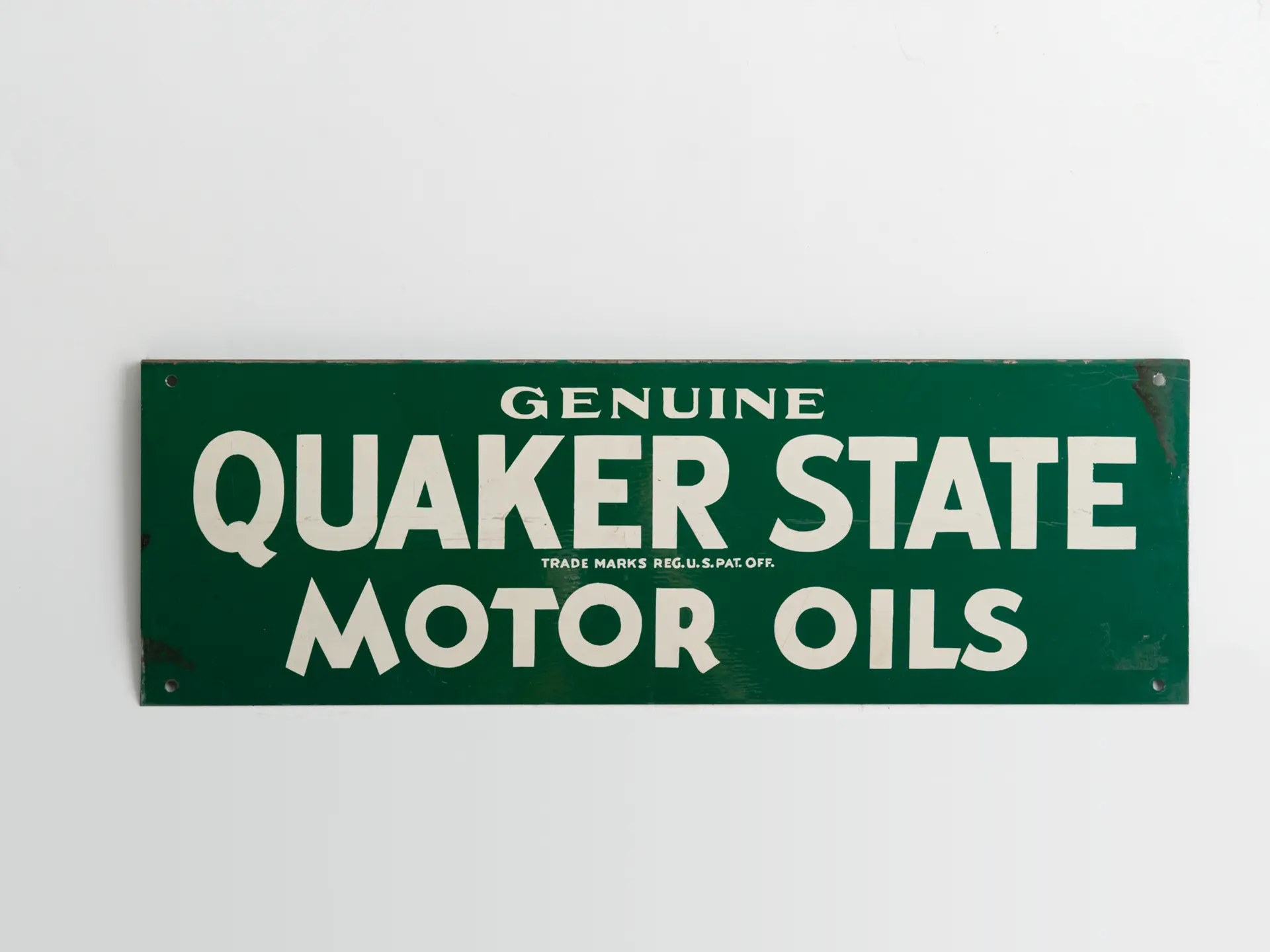 Quaker State Motor Oil Signs (2) | Vintage Motor Cars of Hershey 2010 ...
