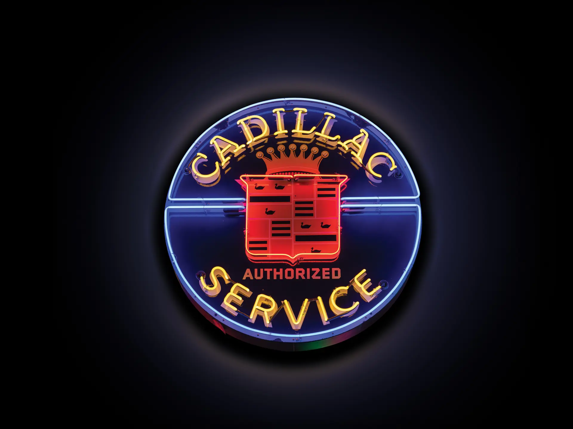 Cadillac Authorized Service Neon Sign | The Dingman Collection | RM ...