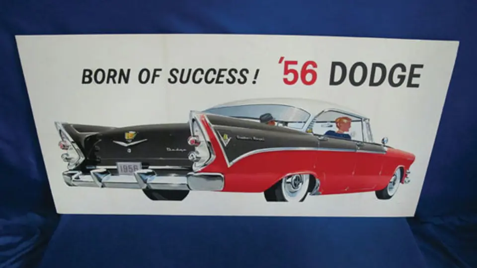 1956 Dodge Custom Toyal Lancer Poster | Auburn Fall 2012 | RM Sotheby's