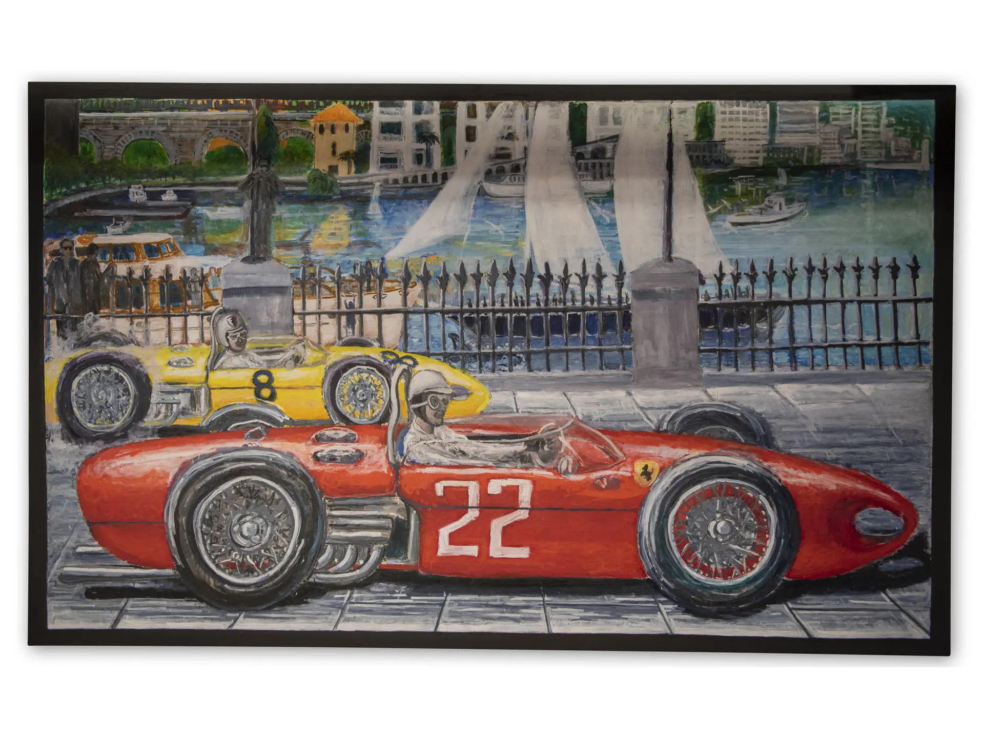 Large Scale Ferrari Painting | Gene Ponder Collection | RM Sotheby's