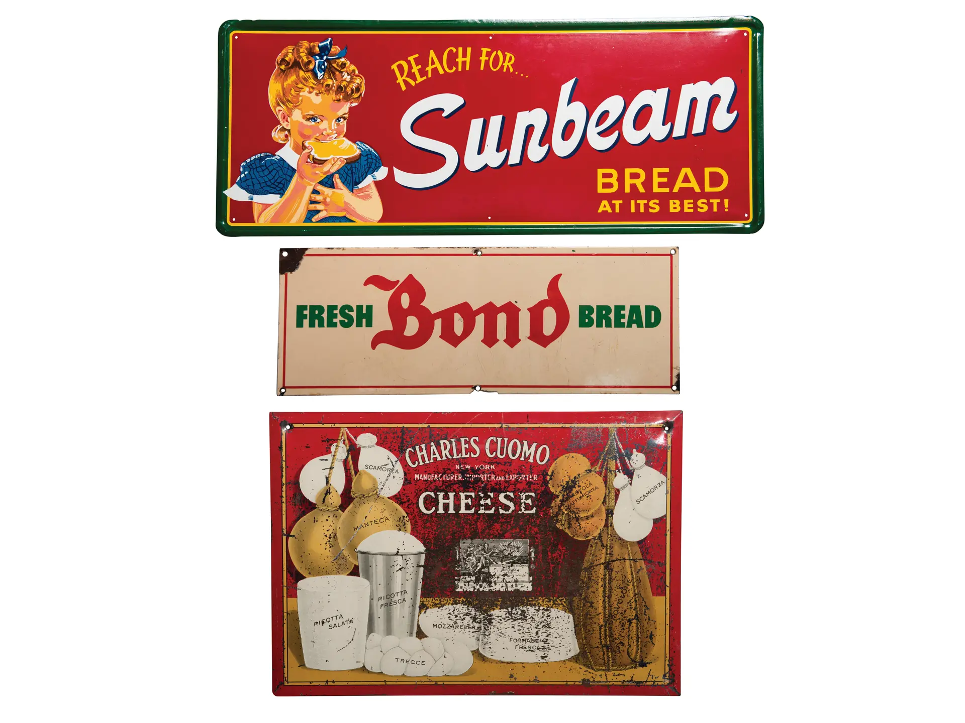 Cheese and Bread Signs | The Dingman Collection | RM Sotheby's