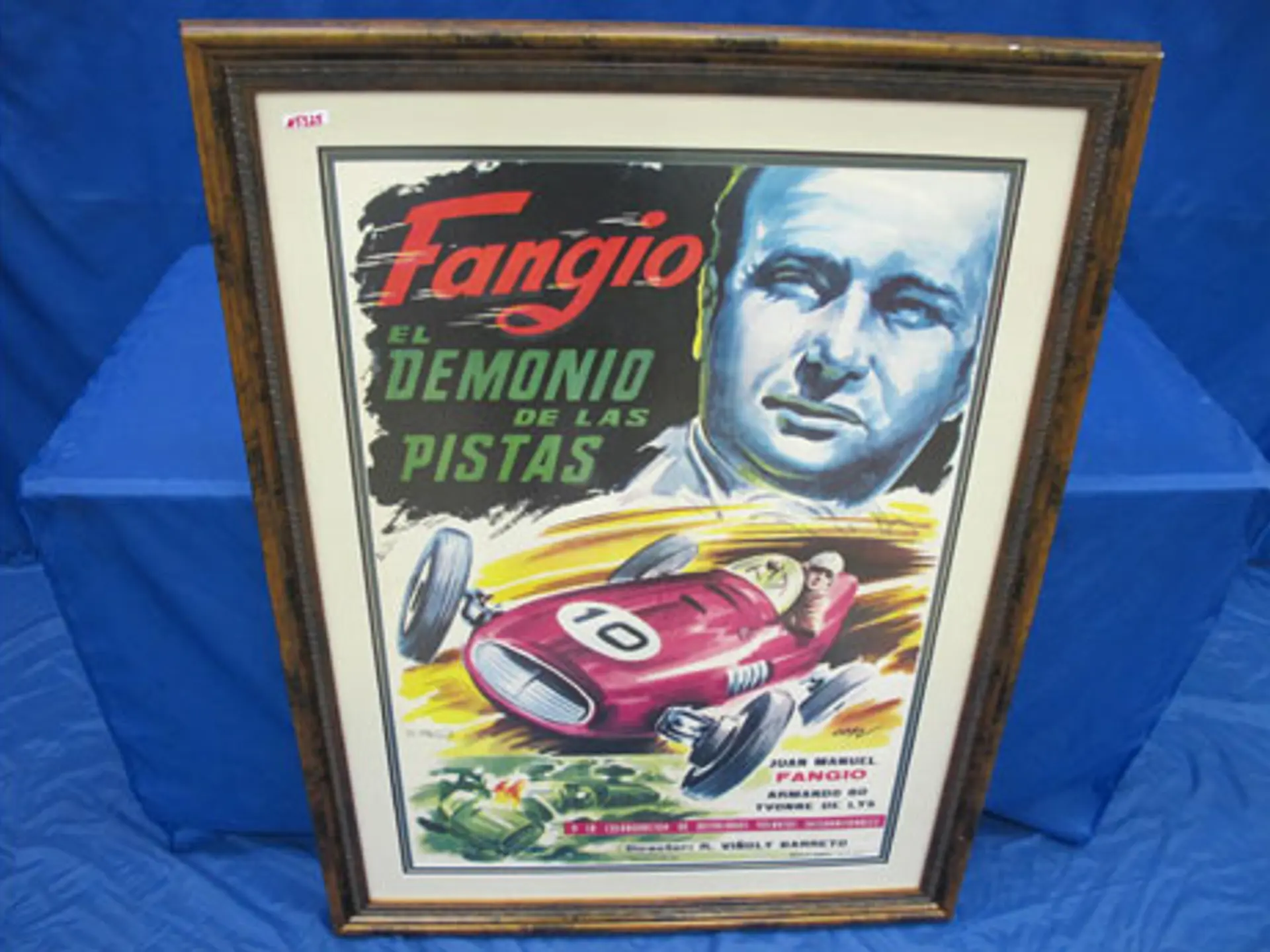 Fangio Framed Movie Poster "El Demonio De Las Pistas" | Auburn Fall ...