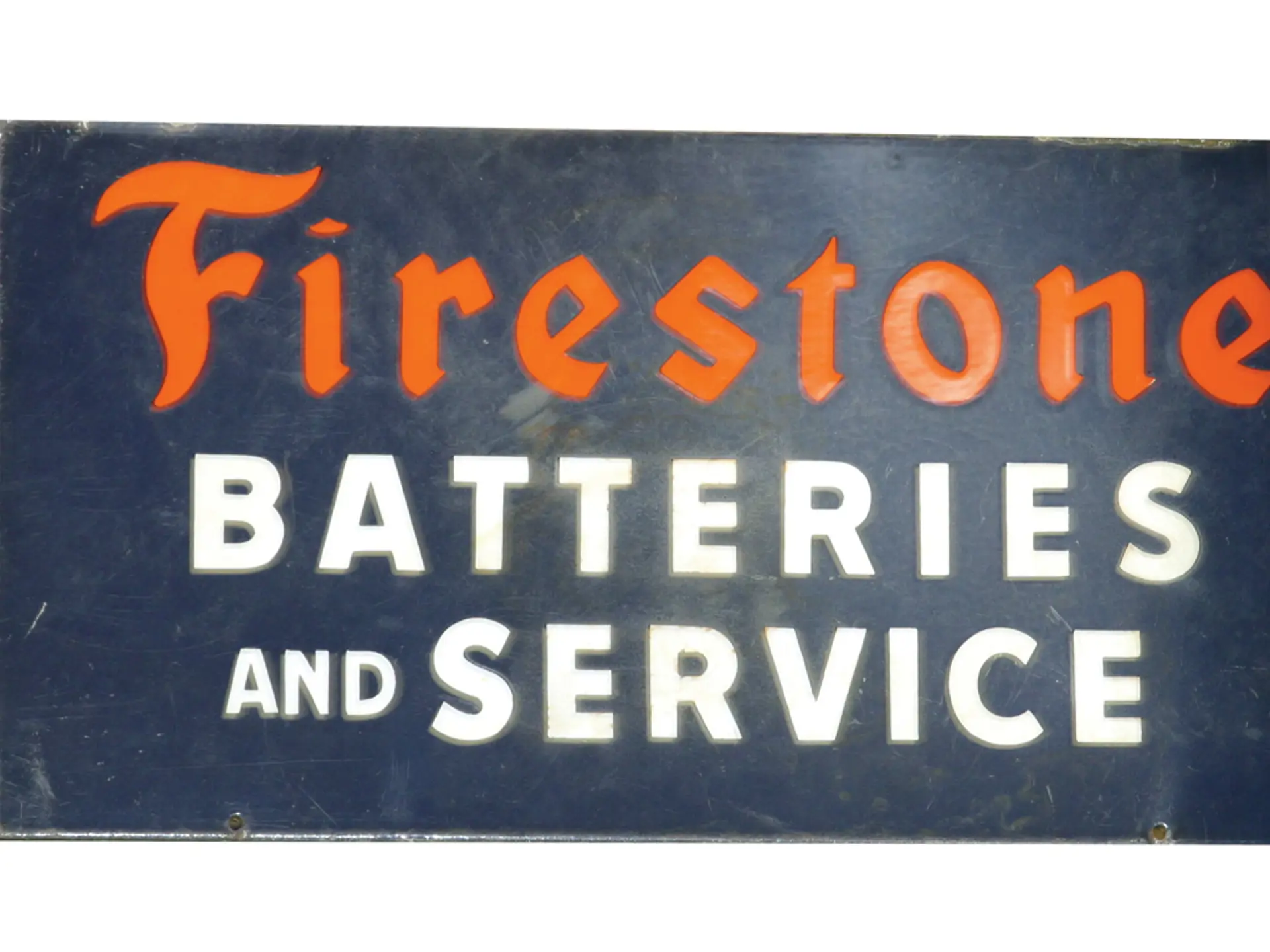 FIRESTONE SIGN | Private Collection of Tom & Marlene Stackhouse | RM ...