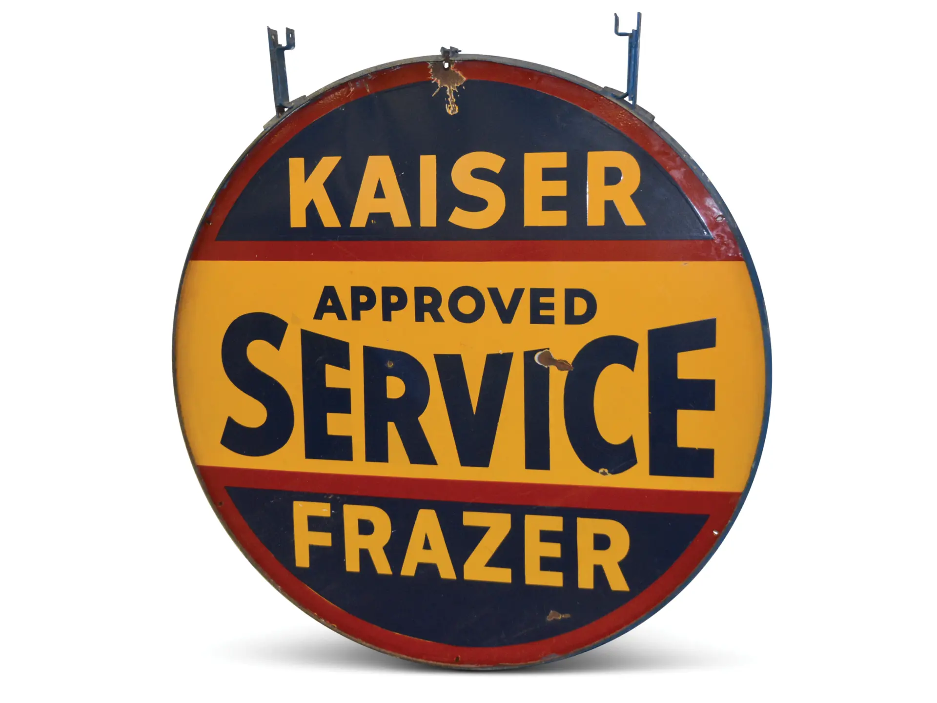 Kaiser Frazer Approved Service Porcelain Sign | Auburn Fall 2019 | RM ...