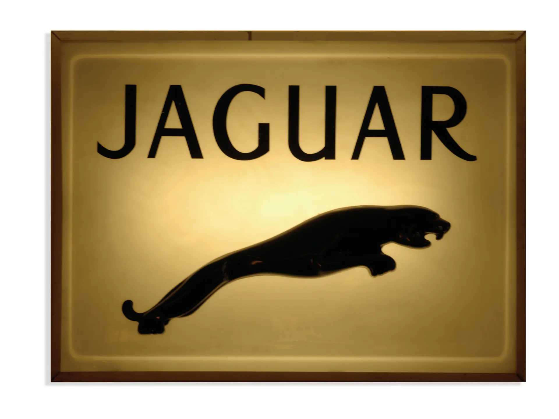 ILLUMINATED 1950S JAGUAR SIGN | The Ponder Collection | RM Sotheby's