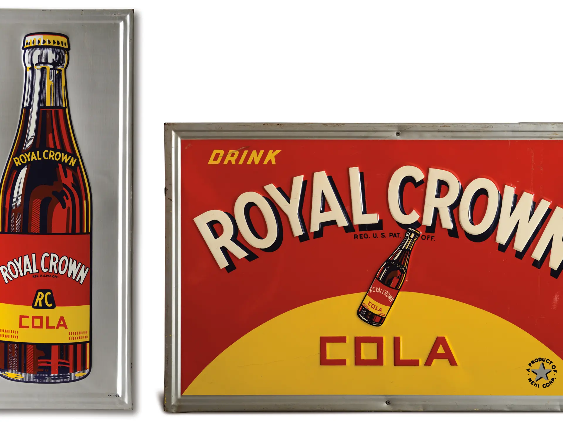 Two Royal Crown Cola Signs | The Dingman Collection 2012 | RM Sotheby's