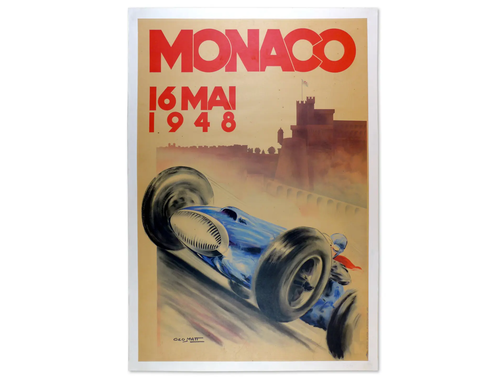 Monaco by Géo Ham, 1948 | SHIFT/Monterey 2020 | RM Sotheby's