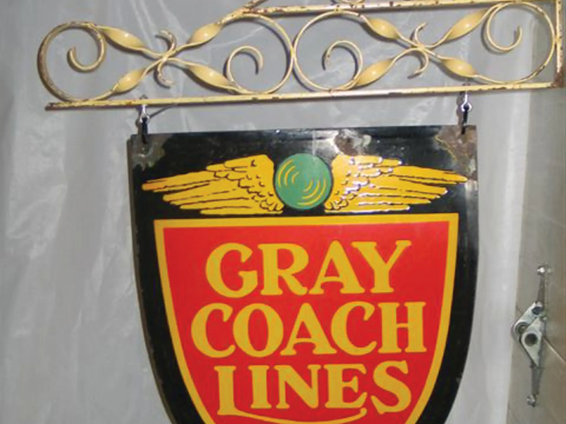 Gray Coach Lines Porcelain Bus Station Sign | The Florida Collector Car ...