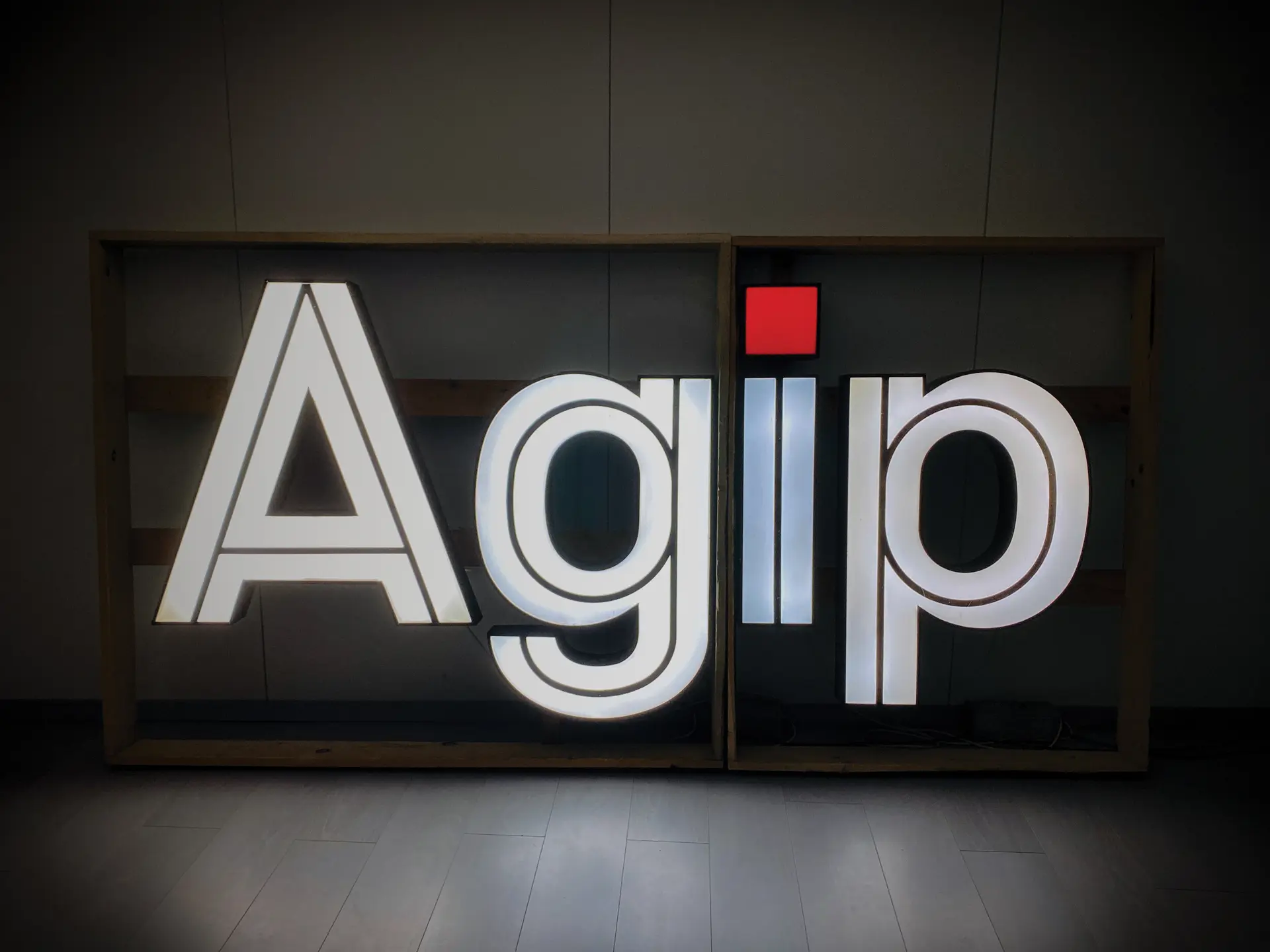 AGIP Illuminated Dealership Sign, ca. 1970s | The European Sale ...