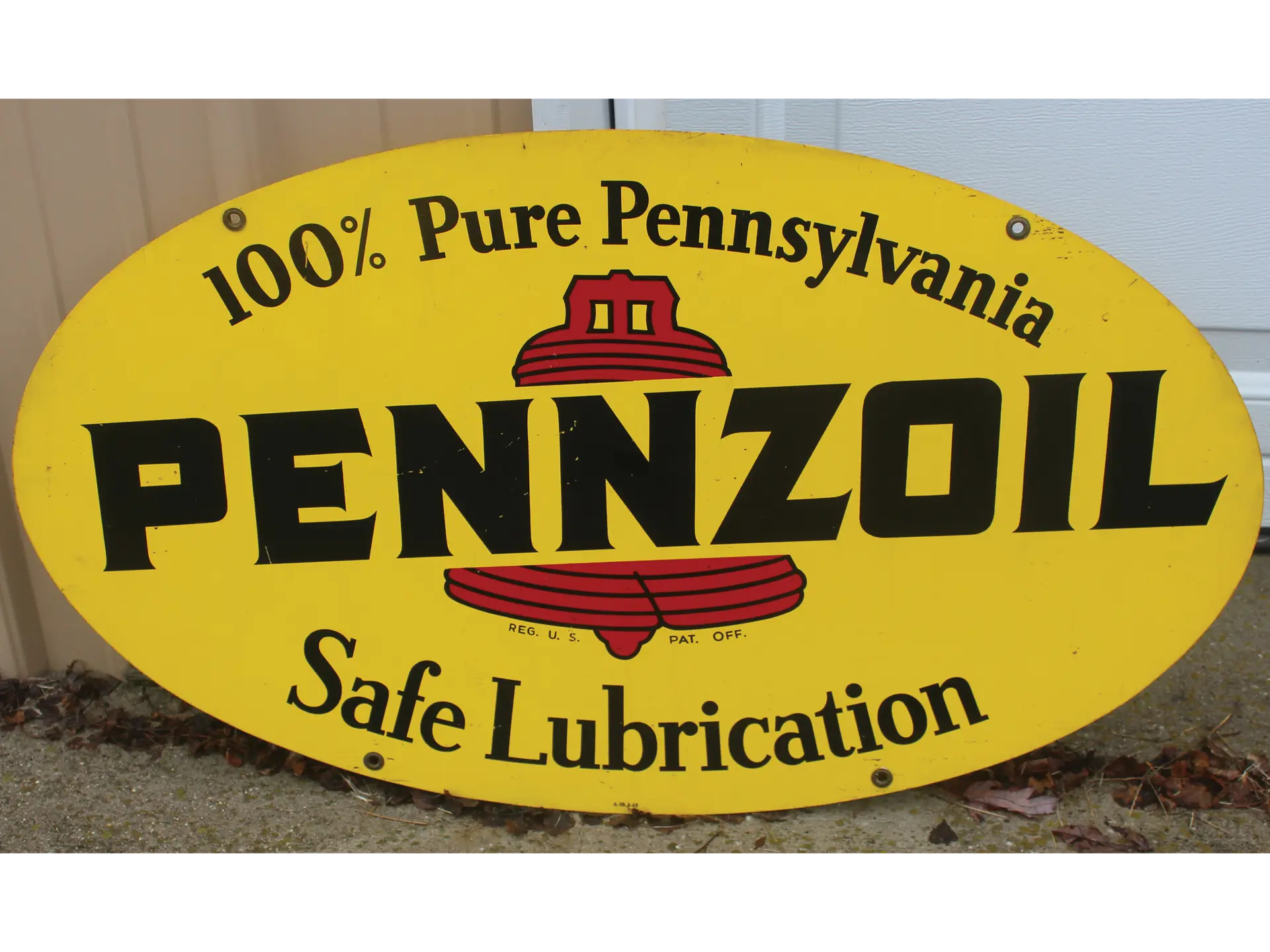Pennzoil Tin Sign | Auburn Spring 2018 | RM Sotheby's