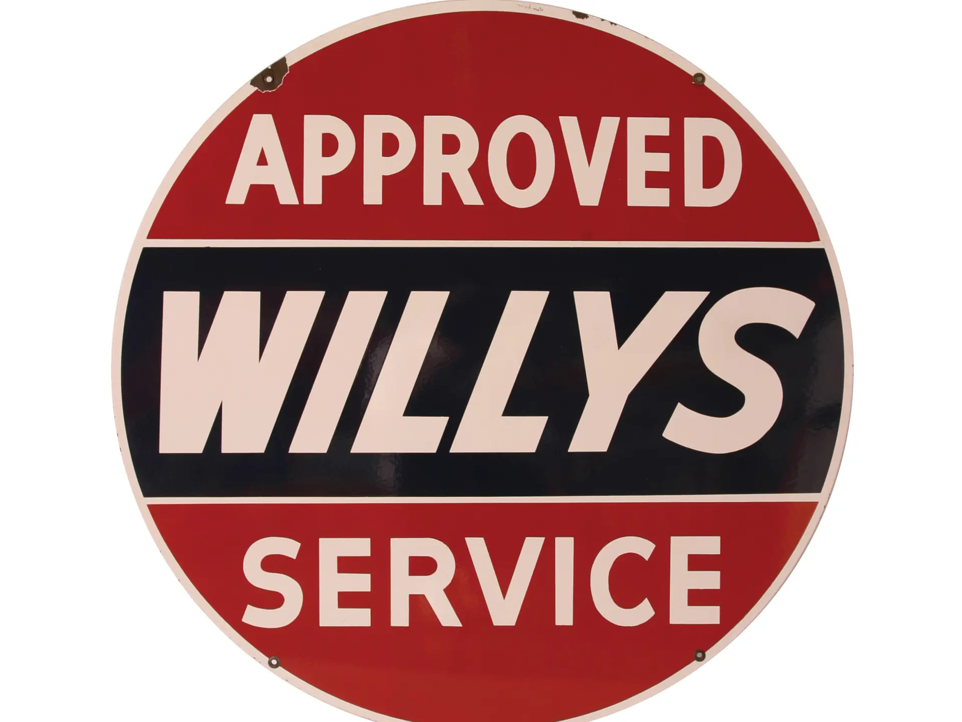 Willys Approved Service Sign | Vintage Motor Cars of Hershey 2009 | RM ...