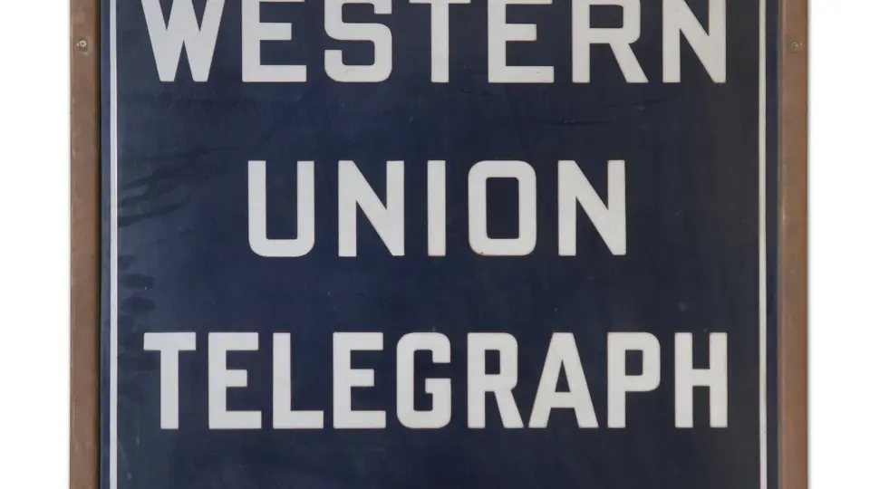 Western Union Telegraph Building Sign | The Astor Collection | RM Sotheby's