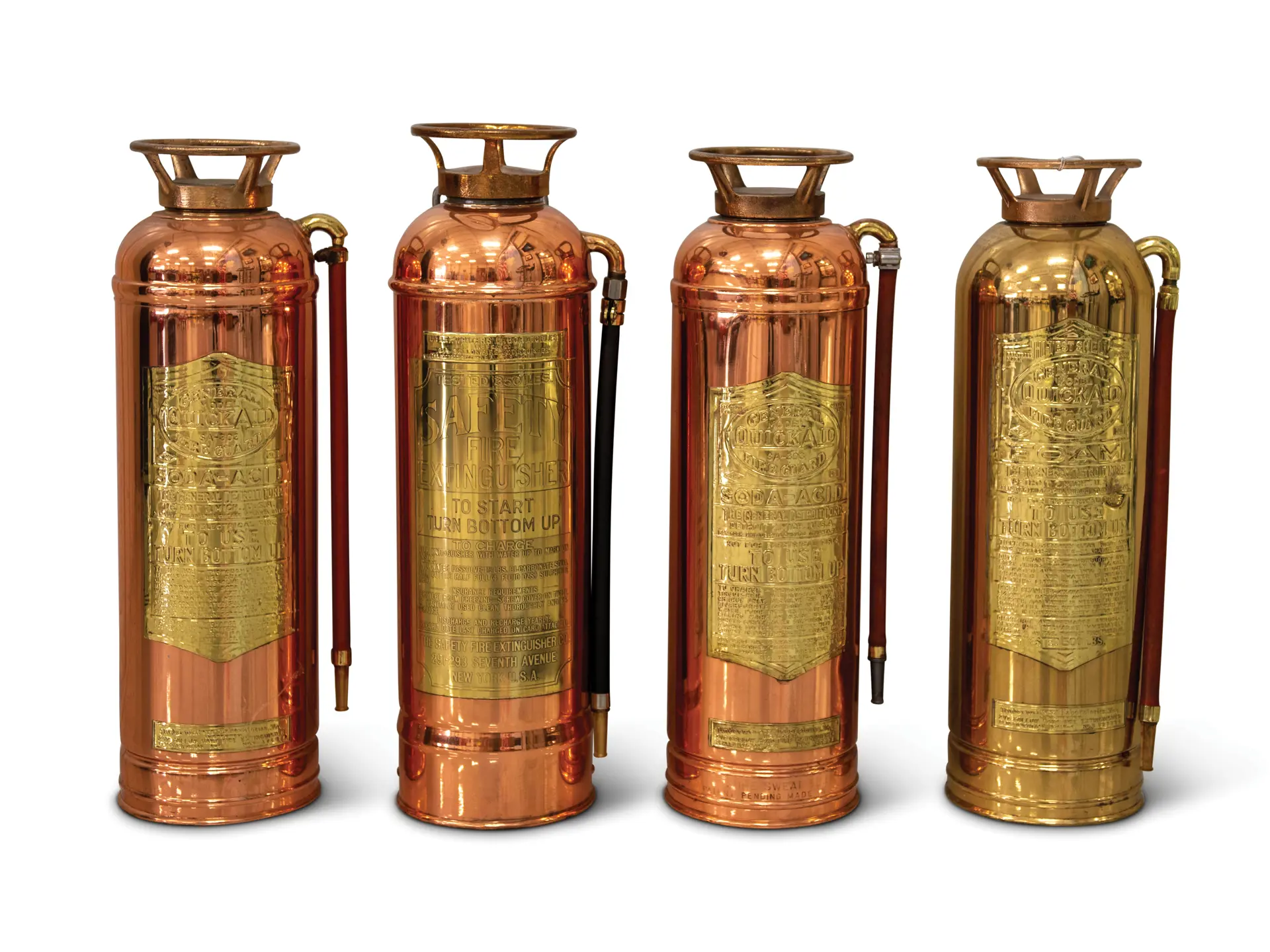 Four Antique Fire Extinguishers | The Elkhart Collection | RM Sotheby's