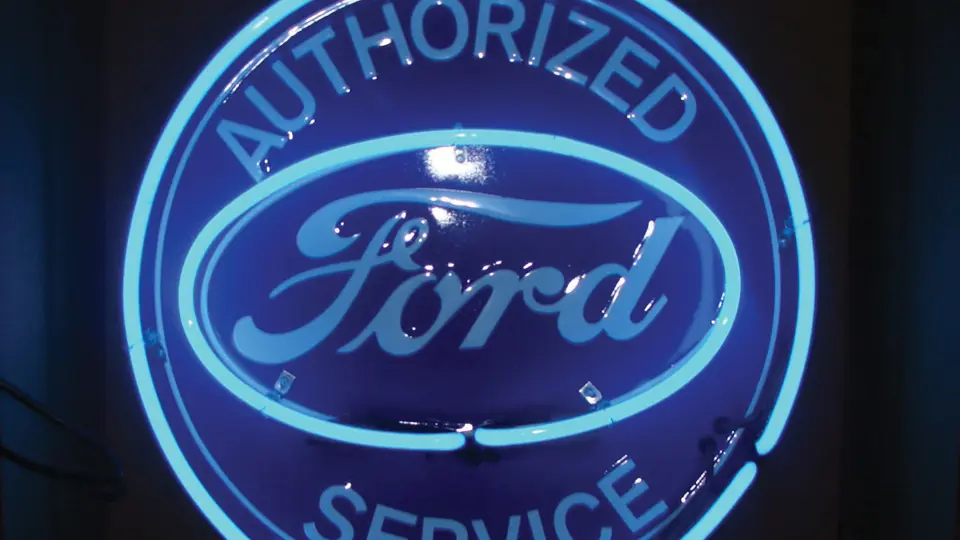 Marvelous Ford Neon Sign (23 Inch Round with Canister) | Auburn Spring ...