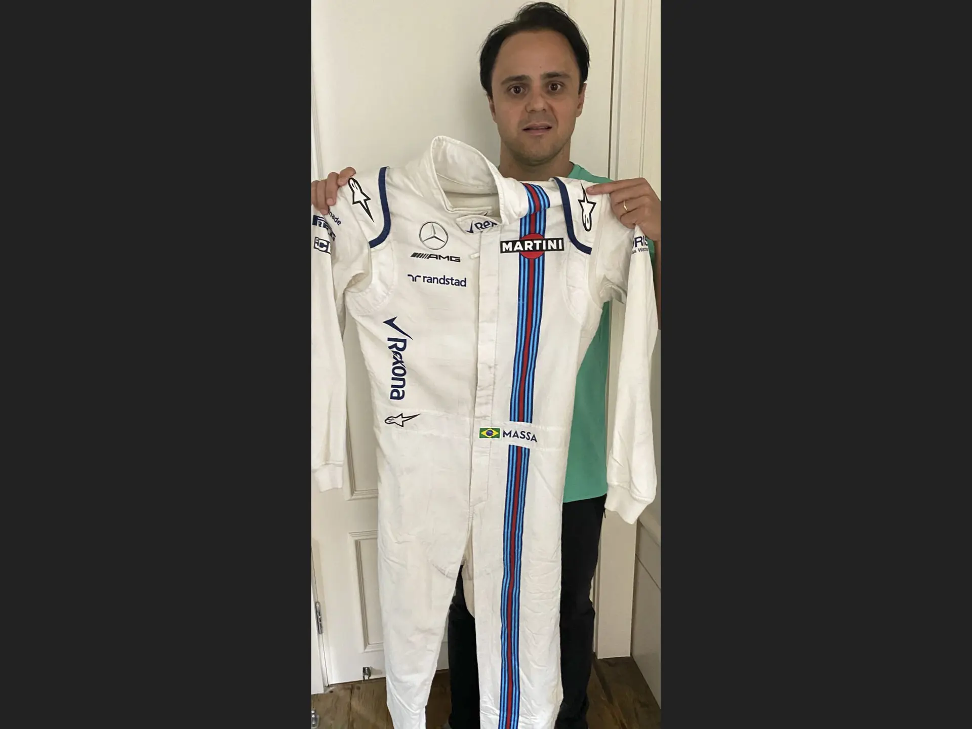 Felipe Massa Racing Suit, 2017 | #Race Against Covid | RM Sotheby's